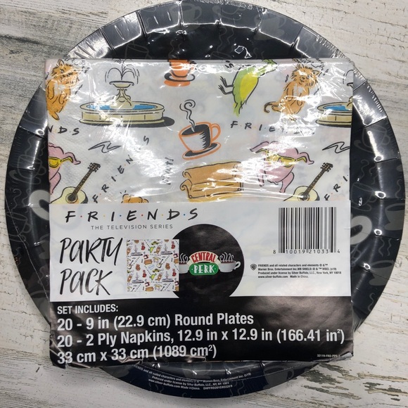 FRIENDS | Party Supplies | Friends Party Pack 2 Plates Napkins Nwt ...